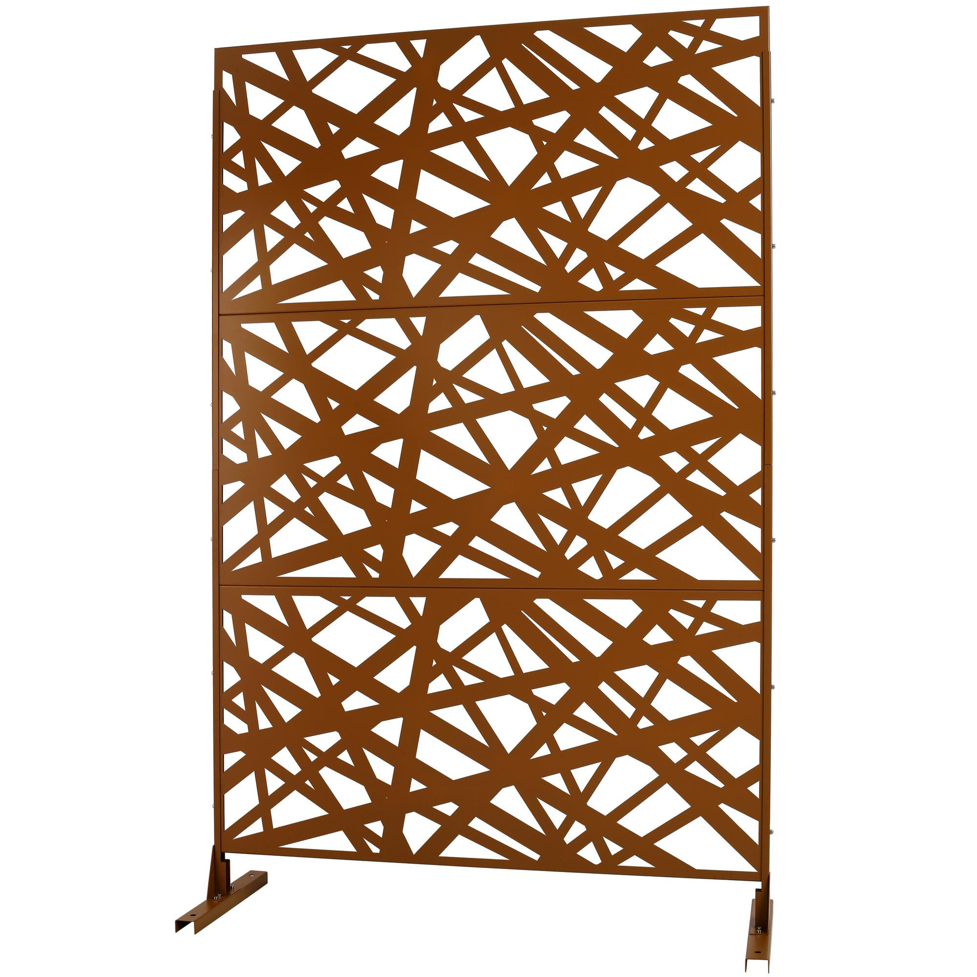 Carshome Outdoor & Indoor Privacy Screen Metal Privacy Screen 76" H×48 ...