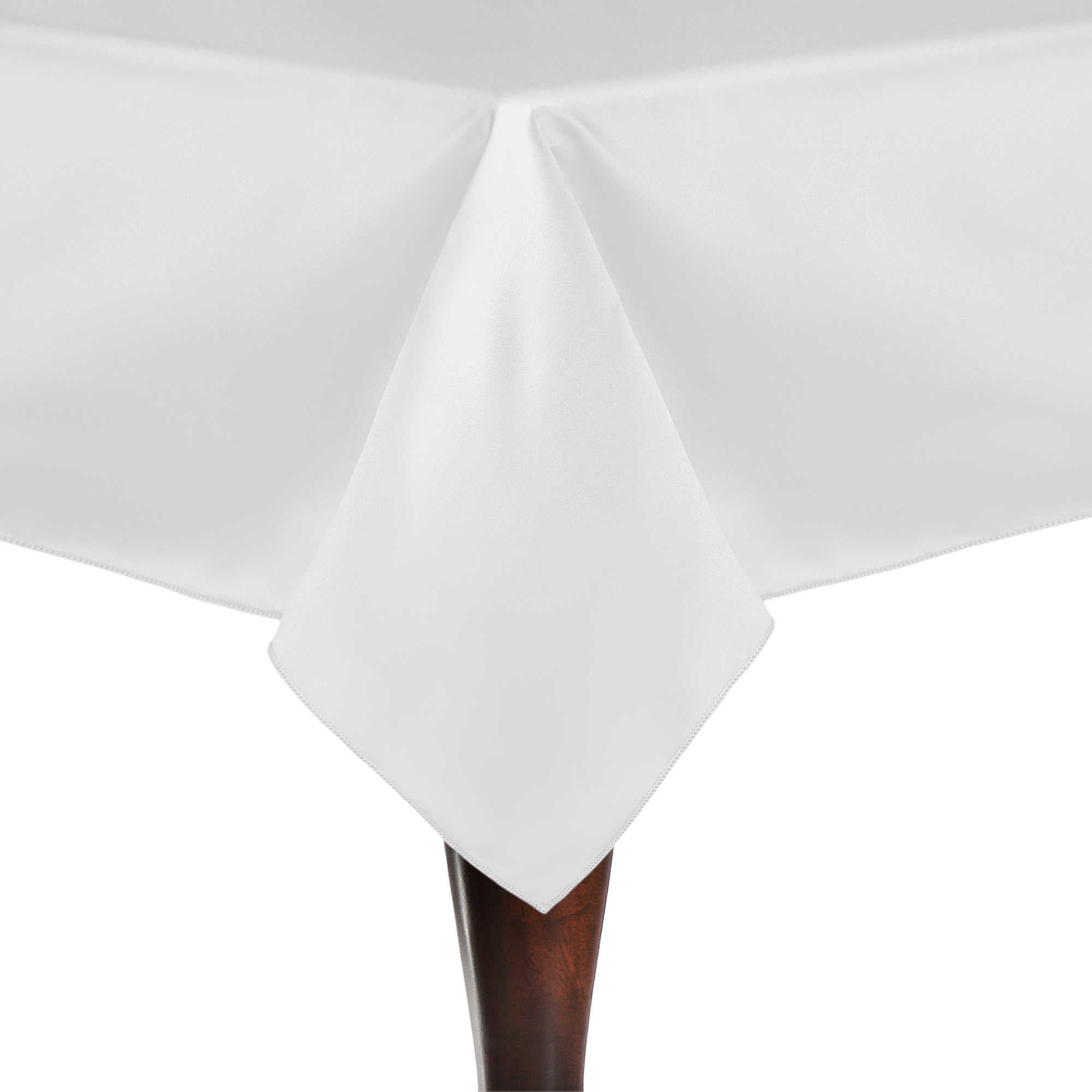 Ultimate Textile -2 Pack- Bridal Satin 54 X 54-Inch Square Tablecloth ...