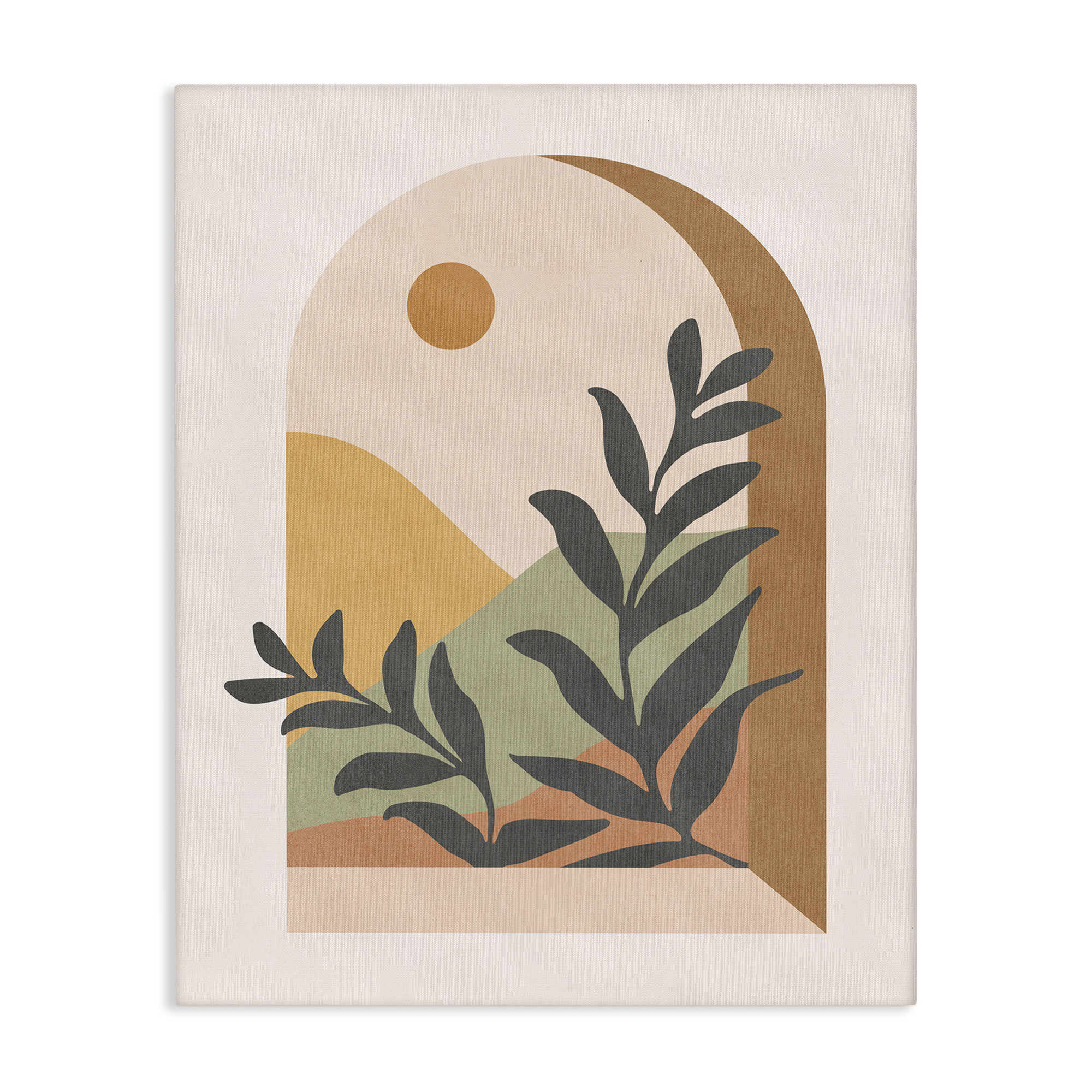 Winston Porter Soft Boho Window View Canvas Wall Art by Nataly White ...