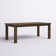 Bungalow Rose Tiernagh 78.75" Rubberwood Solid Wood Dining Table ...