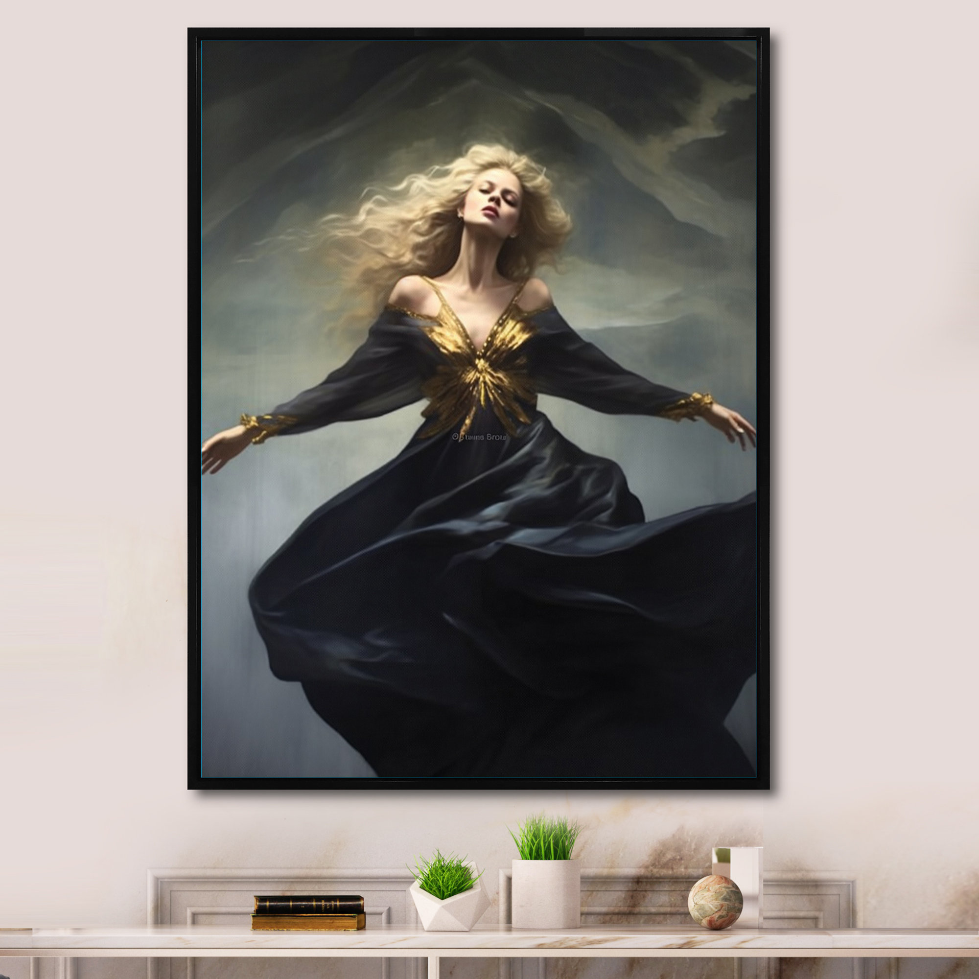 Winston Porter Trance Dancing Woman On Canvas Print | Wayfair