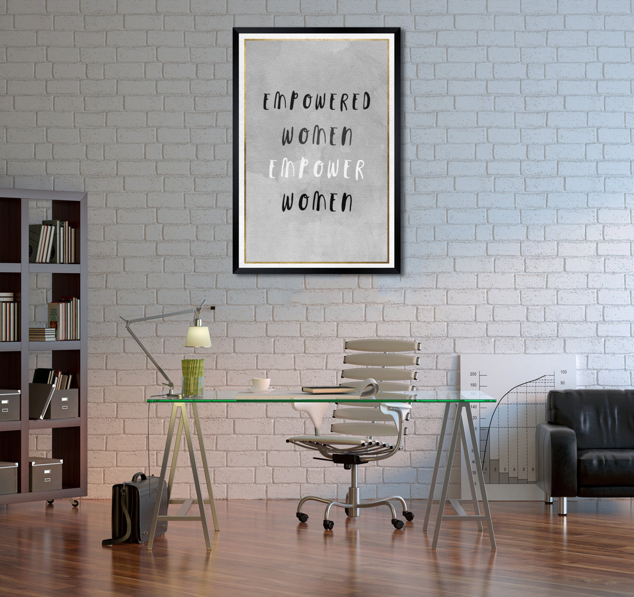 Oliver Gal Prints Feminist Movement Empowered Women - Picture Frame ...
