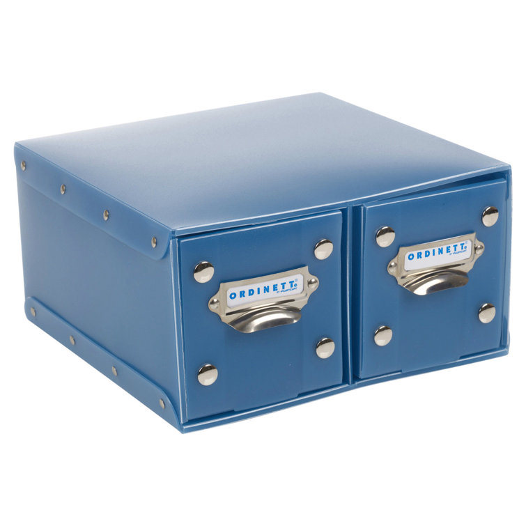 Symple Stuff Double Drawer Manufactured Wood Box | Wayfair.co.uk