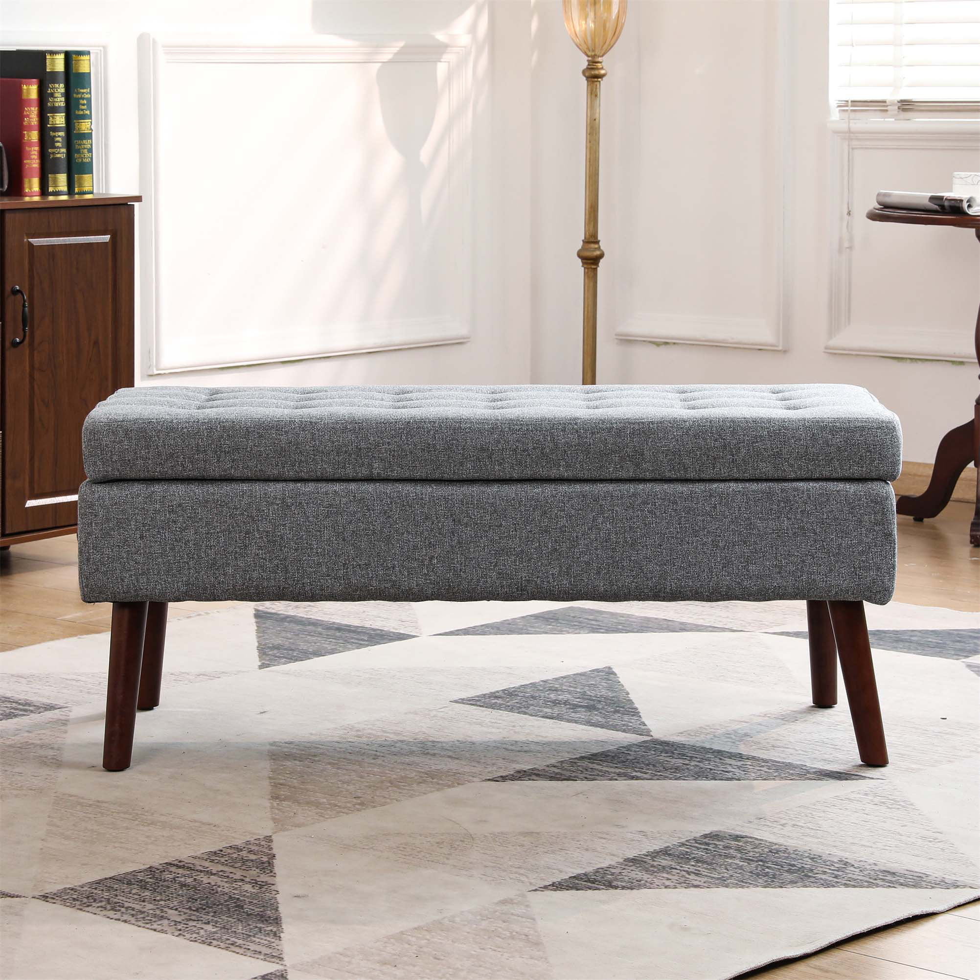 George Oliver Storage Bench With Storage Bench For Bedroom End Of Bed ...