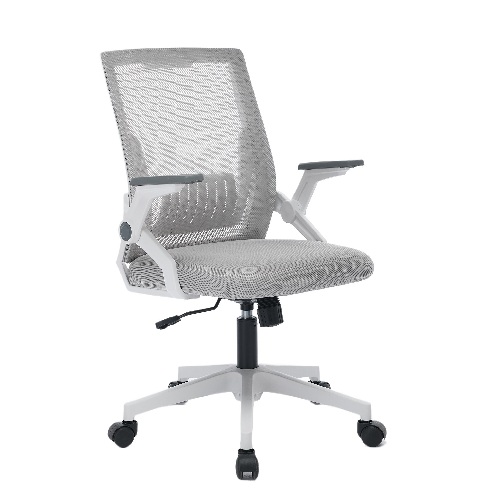 George Oliver Bleona Office Chair With Flip-Up Armrests Ergonomic ...