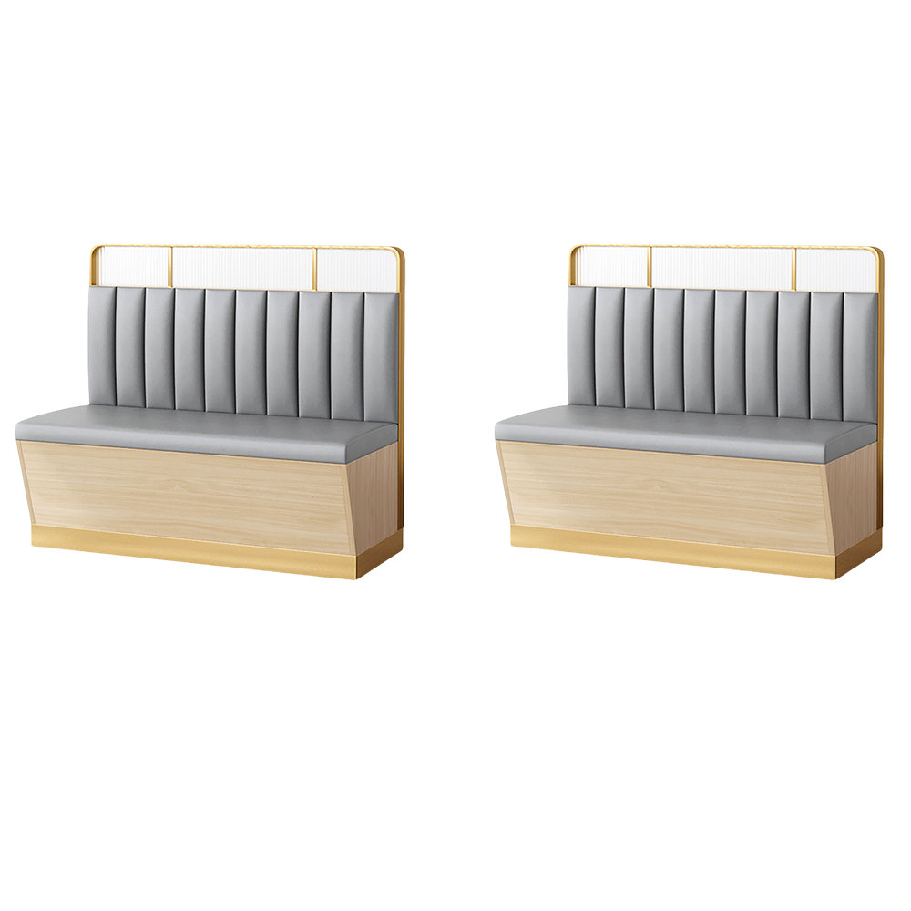 Visual card holder Light Luxury Restaurant Milk Tea Shop Cafe Benches ...