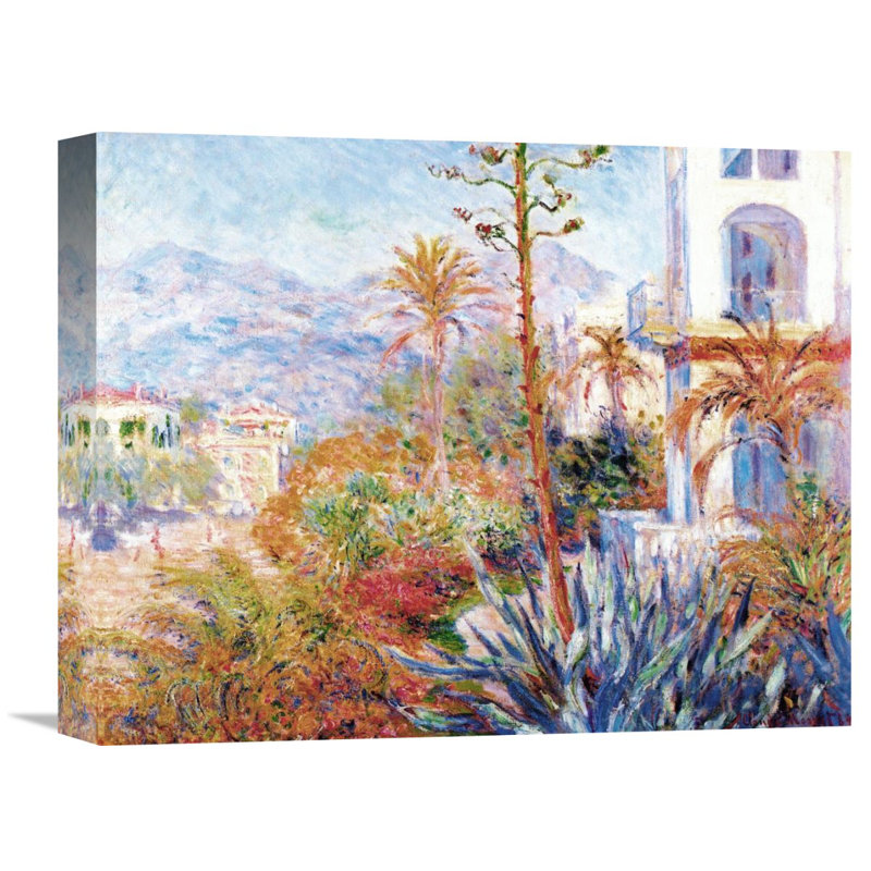 Vault W Artwork 'Bordighera 1884' by Claude Monet Painting Print on ...
