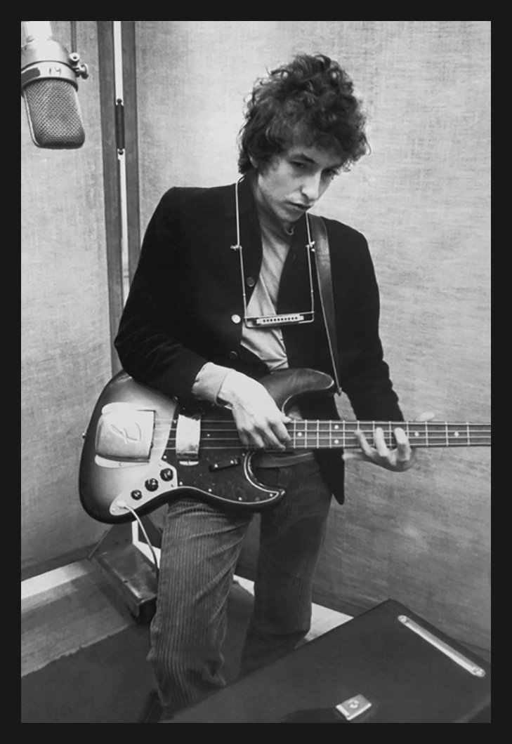 Latitude Run® Bob Dylan Black and White 24 x 36 Inch Framed Art Poster ...