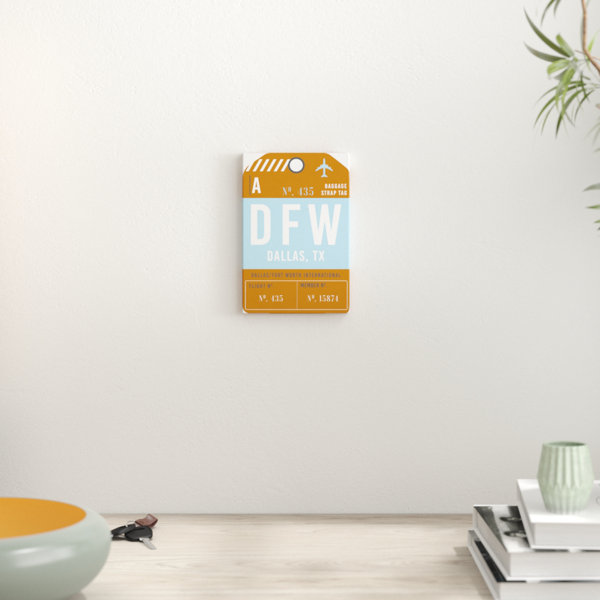 East Urban Home Dallas Luggage Tag - Print | Wayfair.co.uk