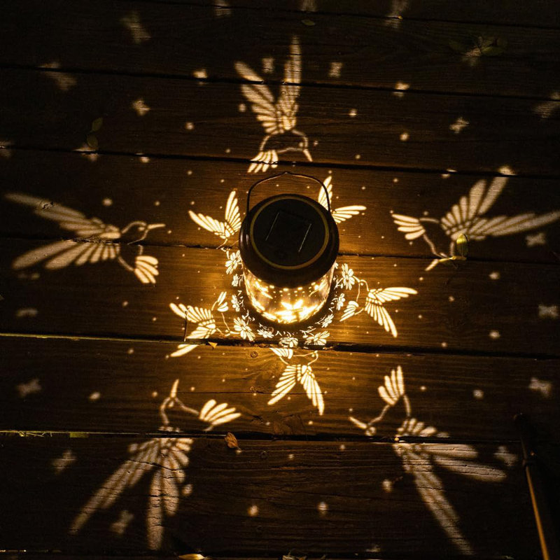 pearlstar 12.2'' Hummingbird Solar Lights Outdoor | Wayfair