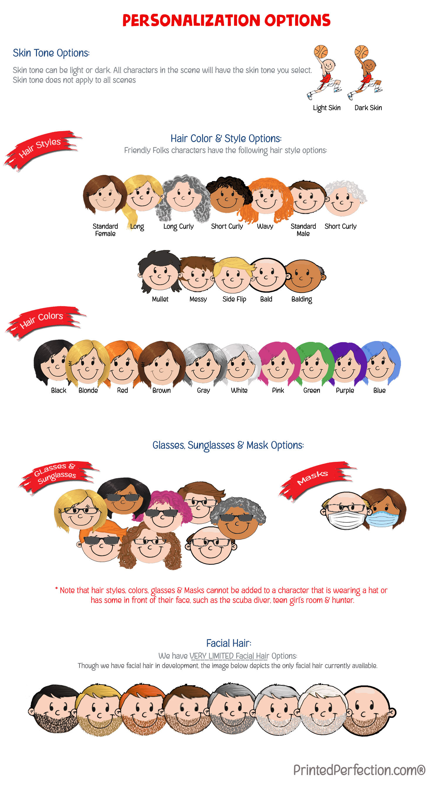 Printed Perfection Personalized Friendly Folks New Baby, Twins - Girls ...