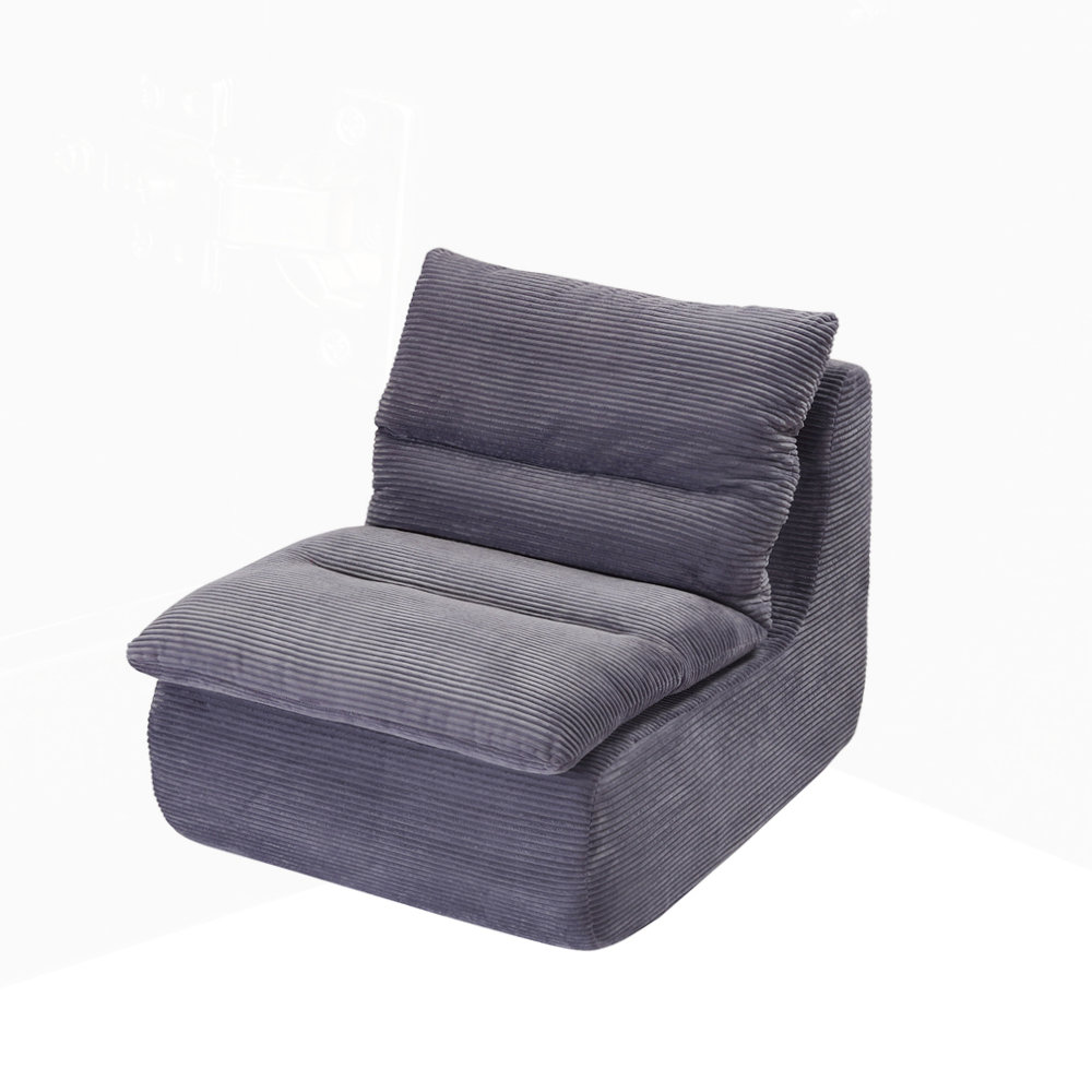 Ebern Designs Single Sofa Chair Soft Compression Lounge Bean Bag for ...