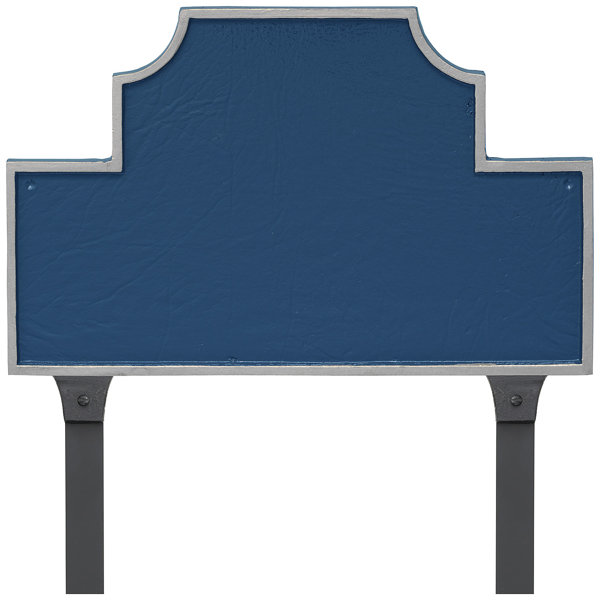 Montague Metal Products Beckford Standard Two Line Address Sign Plaque ...