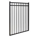 XCEL 60'' H x 48'' W Black Metal Gate & Reviews | Wayfair