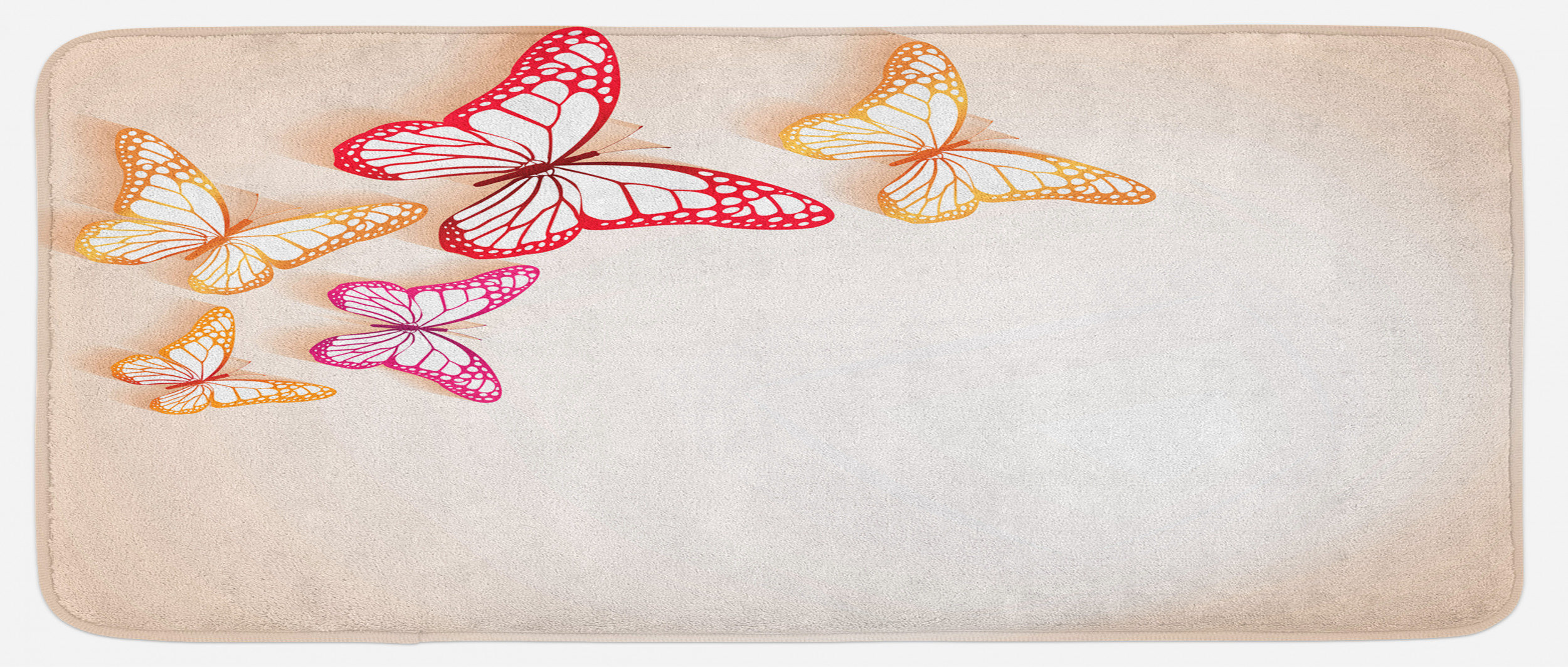 East Urban Home Butterfly Kitchen Mat | Wayfair