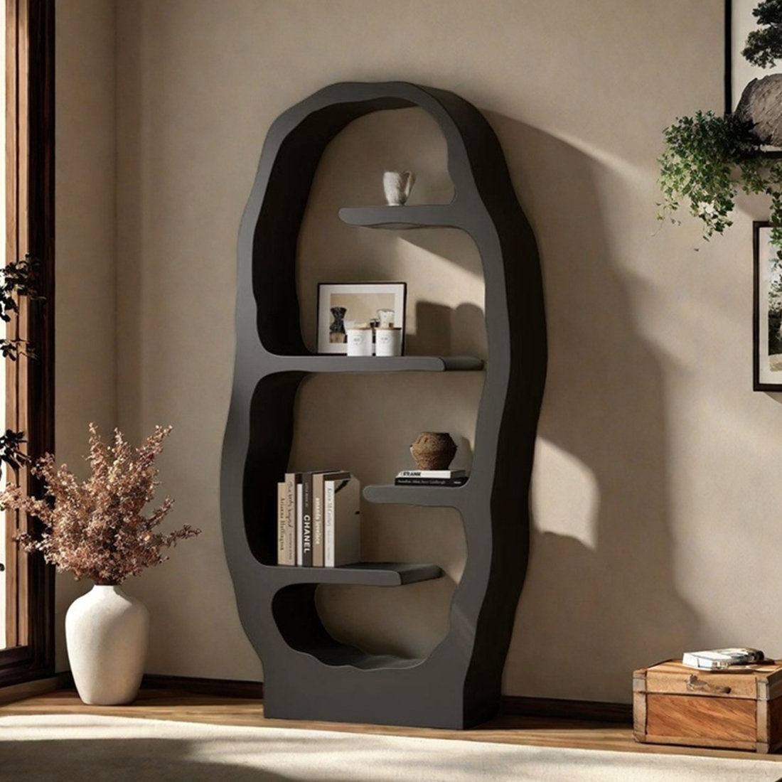 DURBIL Italian style minimalist open art bookcase | Wayfair