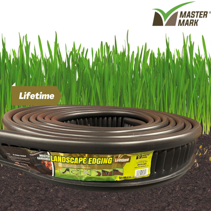 Master Mark Plastics Master Gardener Lifetime Coiled Edging 5 in x 40 ...