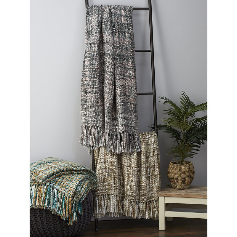Design Imports Woven Throws Variegated Throw & Reviews | Wayfair