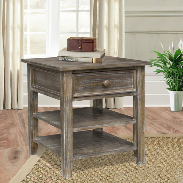 August Grove® Tribeca End Table with Storage | Wayfair