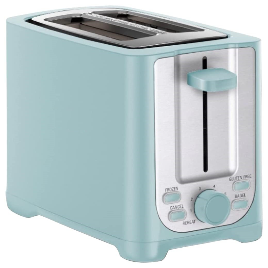 NATIONAL WINDOW 2 Slice Toaster With Auto Shutoff - Extra Wide Slot And ...