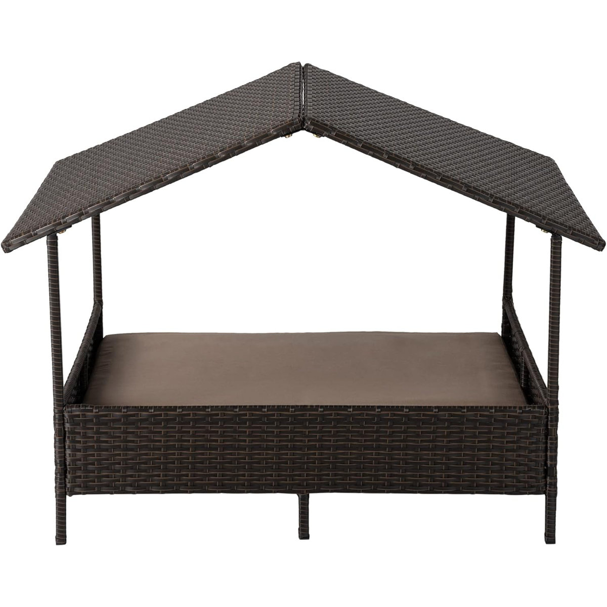 Archie & Oscar™ Rattan Wicker Indoor Outdoor Cabana Raised Pet Bed ...