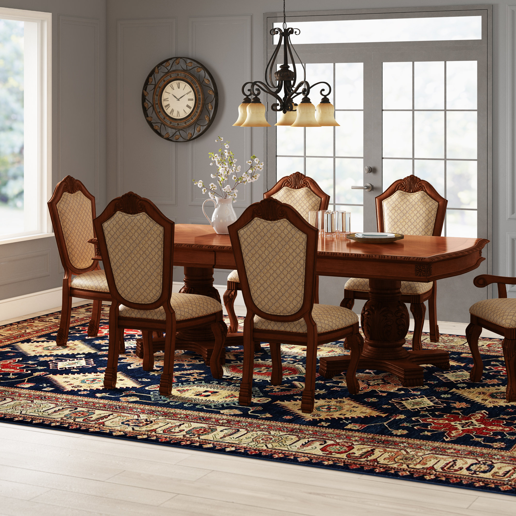Lark Manor™ Aarez 7 Piece Extendable Dining Set | Wayfair