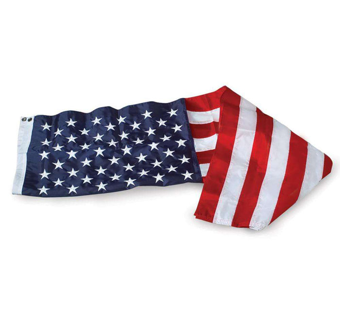 Trinx American Embroidered Flag & Reviews | Wayfair