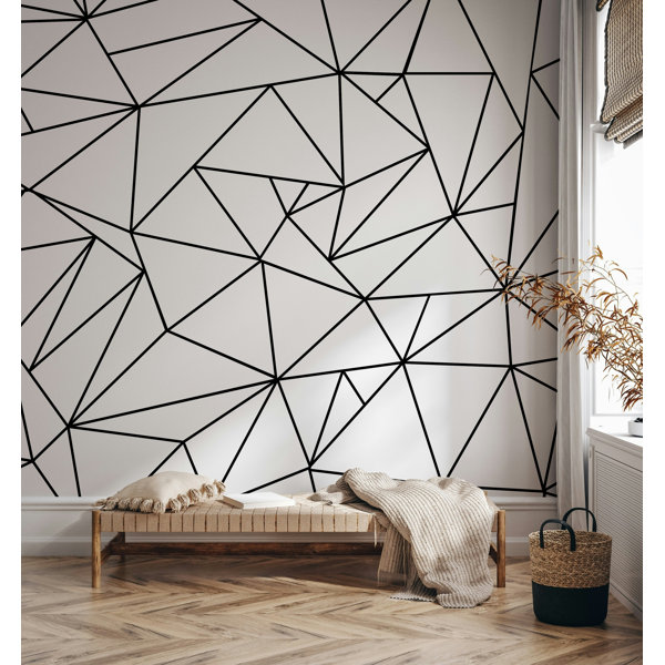 GK Wall Design Geometric Shapes Wall Mural | Wayfair