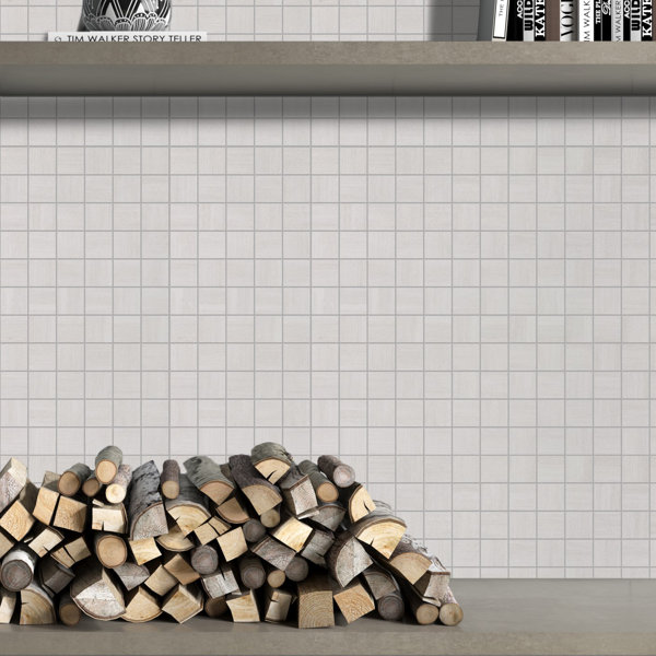 Pixl Refinery 2'' W x 2'' L Porcelain Tile Grid Mosaic Sheet | Wayfair