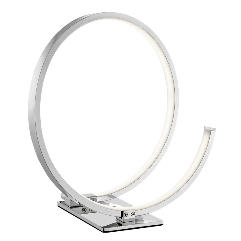 Brayden Studio® Circular Design Table Lamp // Led Strip | Wayfair