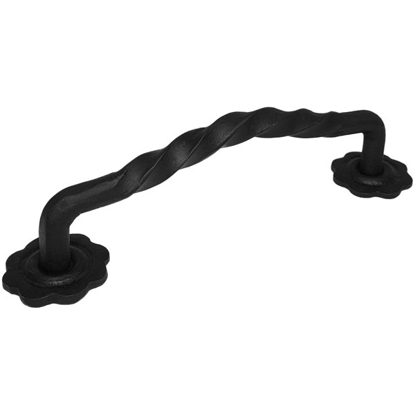 Mystic Colonial Hardware Black Cast Iron Pull Handles 12 inch Cabinet ...