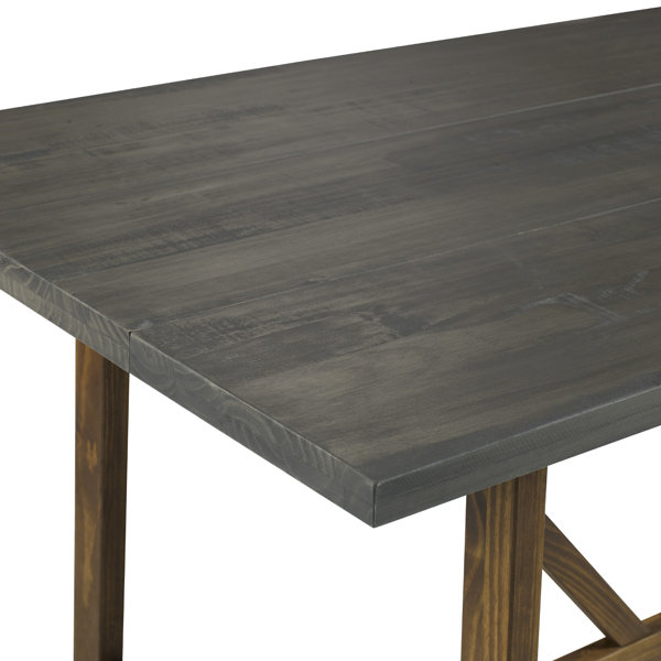 Sand & Stable Emmett Solid Wood Dining Table & Reviews | Wayfair