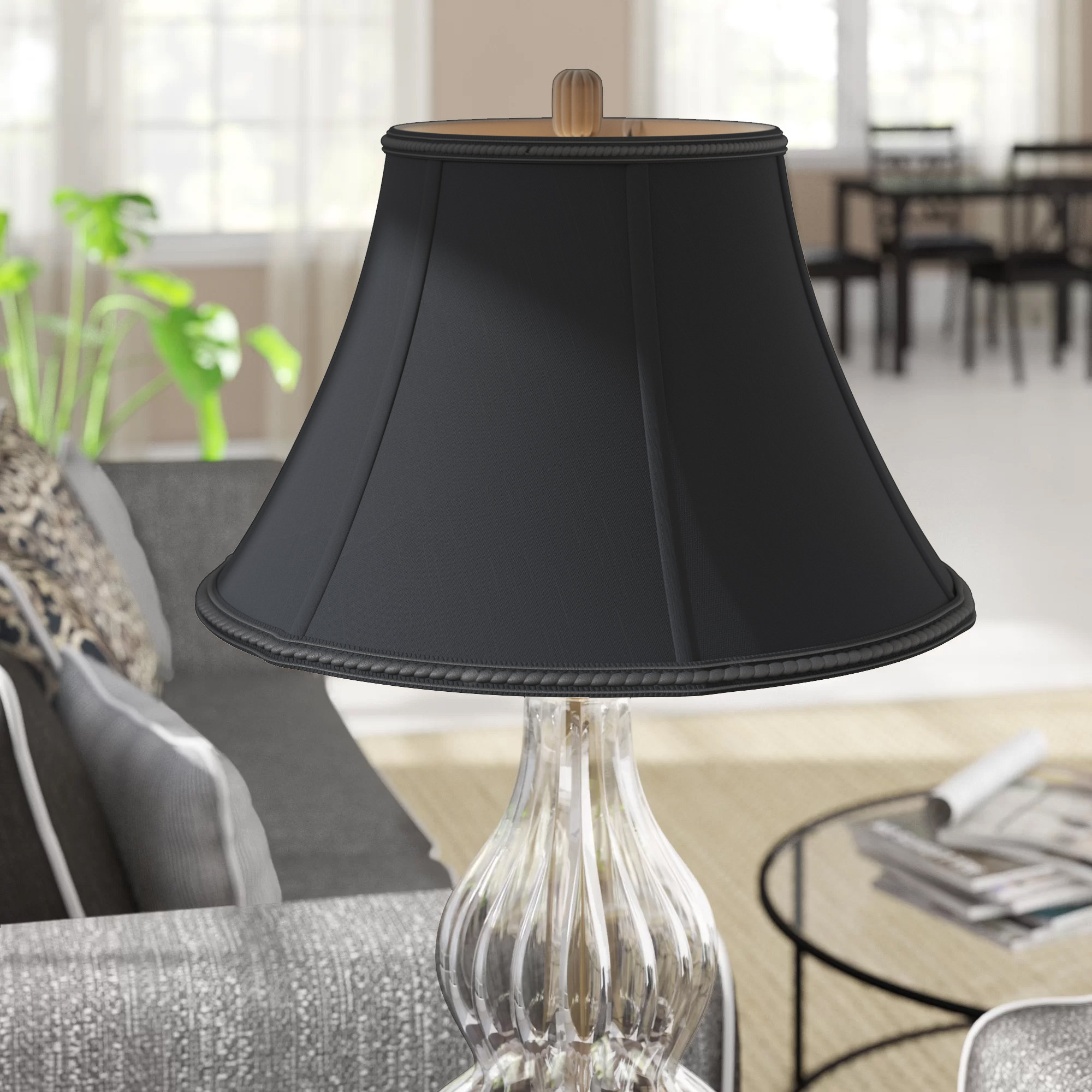 Winston Porter Silk/Shantung Bell Lamp shade ( Spider ) & Reviews ...