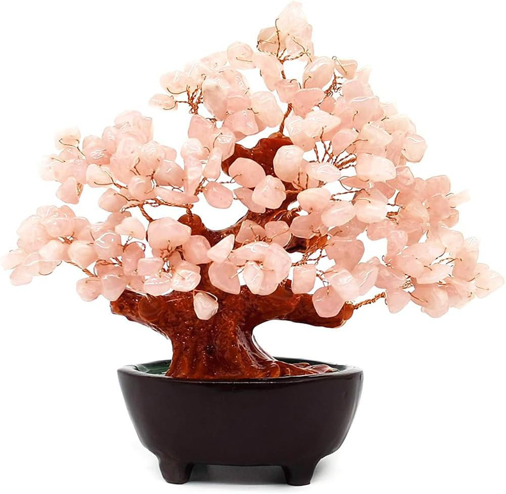 Dakota Fields 7 Inch Quartz Crystal Money Tree Bonsai Feng Shui Gem ...
