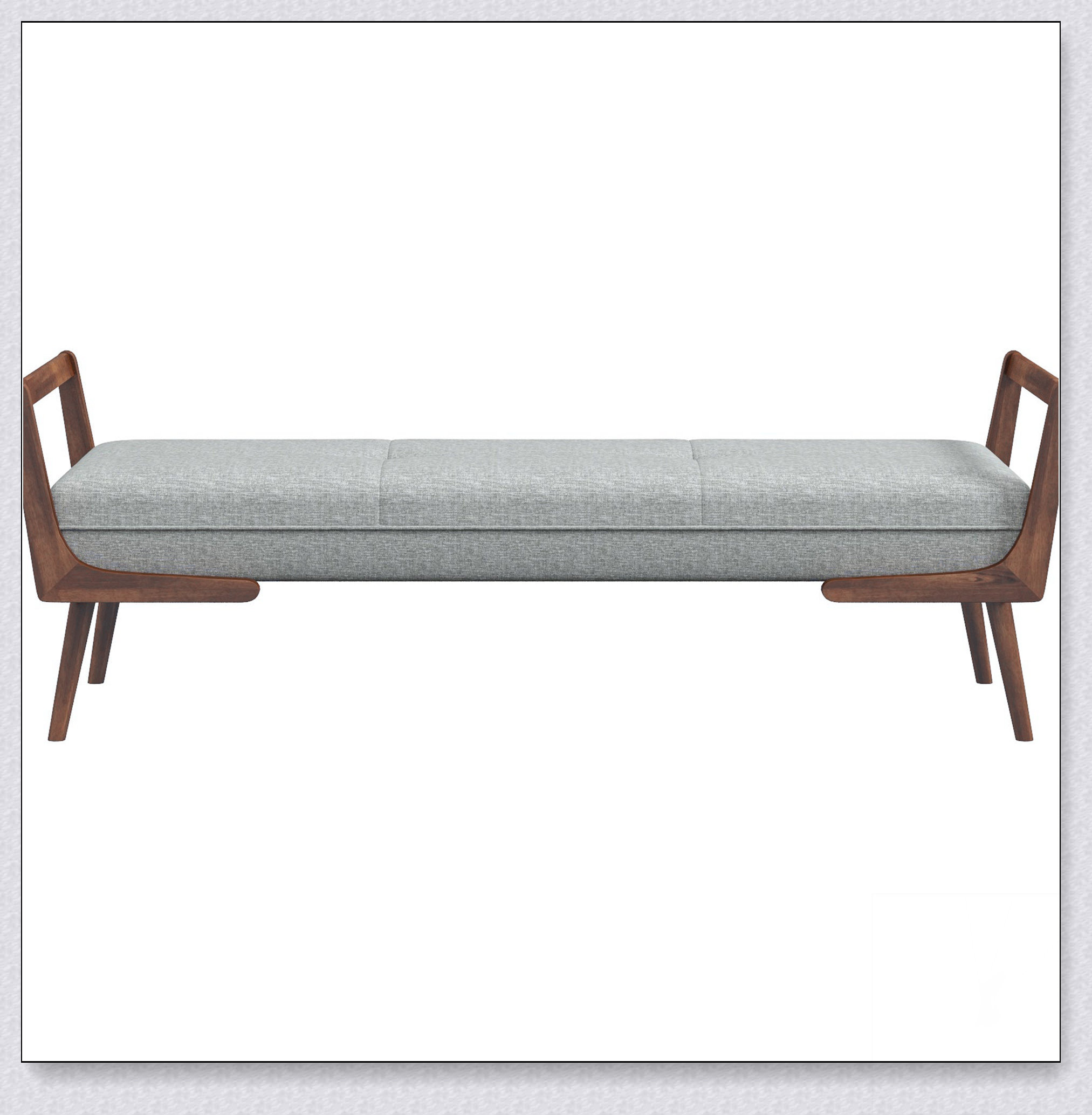 Corrigan Studio® Cora Mid Century Modern Bench Simple design ...
