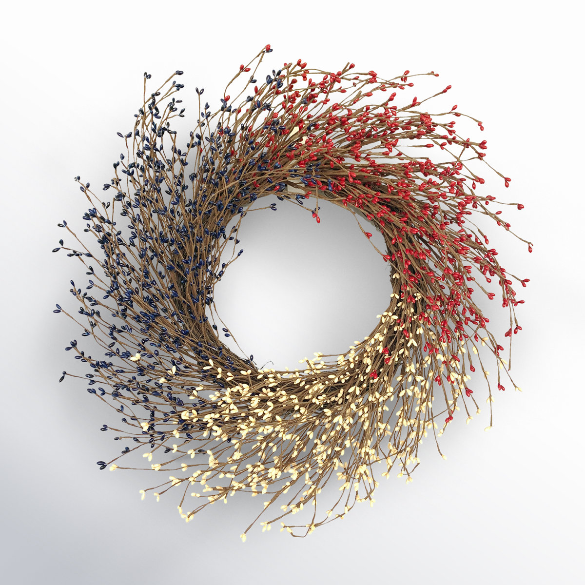 The Holiday Aisle® 22" Pip Spring Grapevine Berry Wreath & Reviews ...