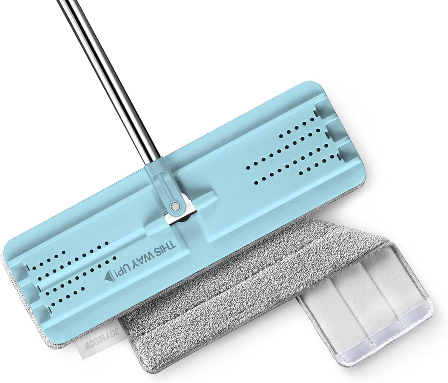 THIROX Flat Mop, Microfiber Mop For Floor Cleaning And Wall Cleaner, 50 ...