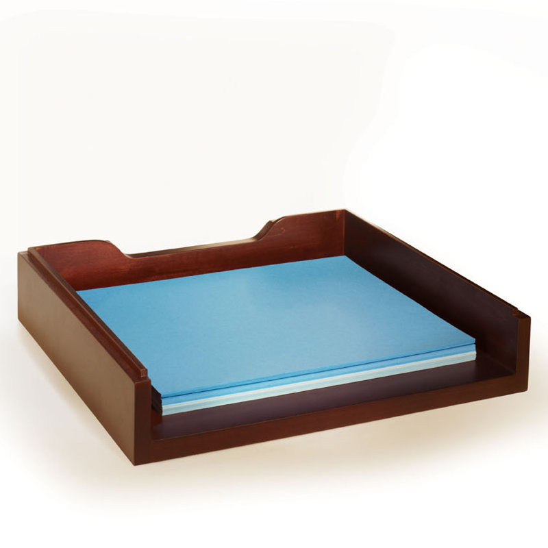 Darby Home Co Beaumys Wood Stackable Paper Organizer & Reviews | Wayfair