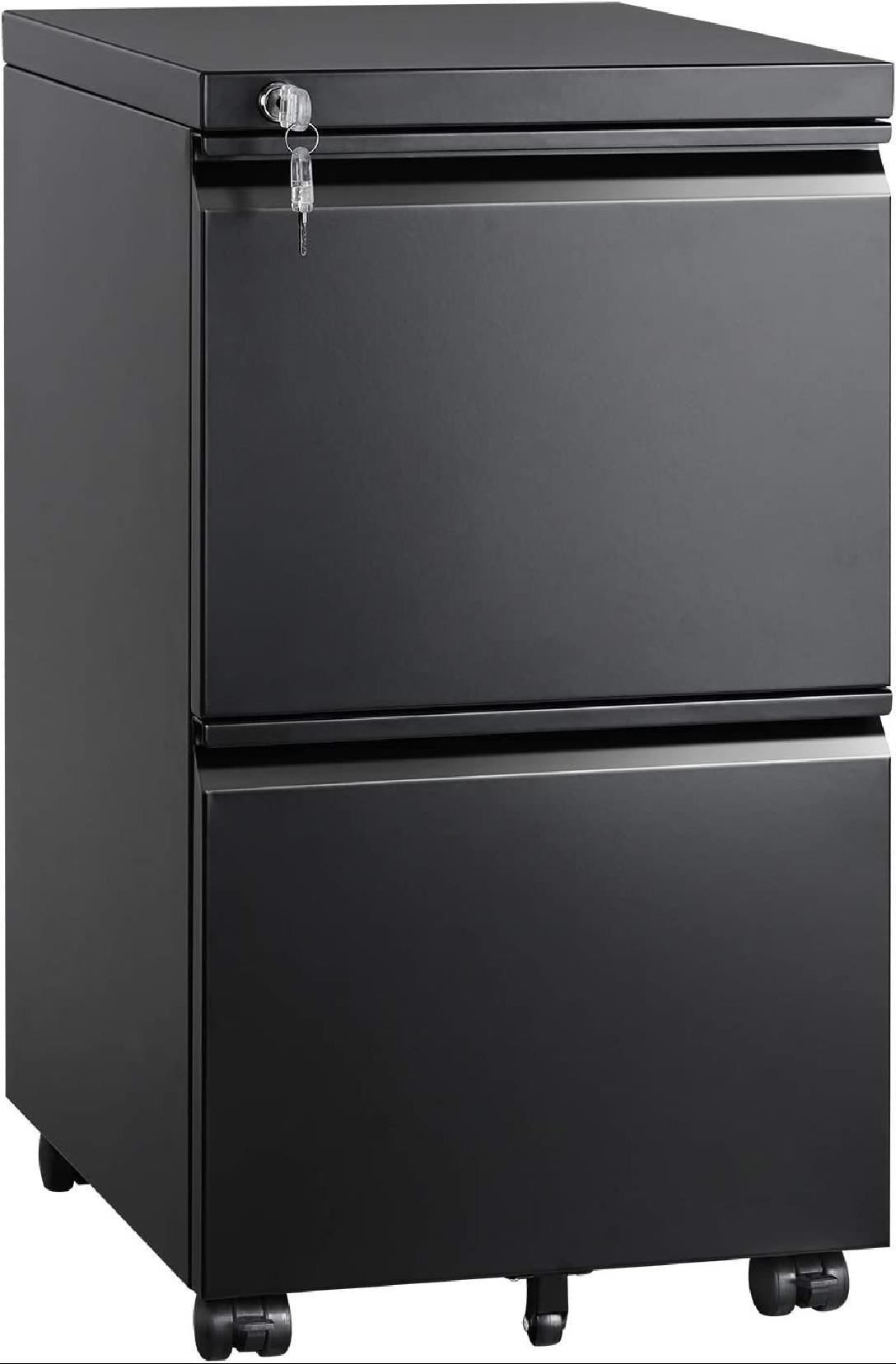 Ebern Designs Dlayna 14.6'' Wide 2 -Drawer Mobile File Cabinet ...