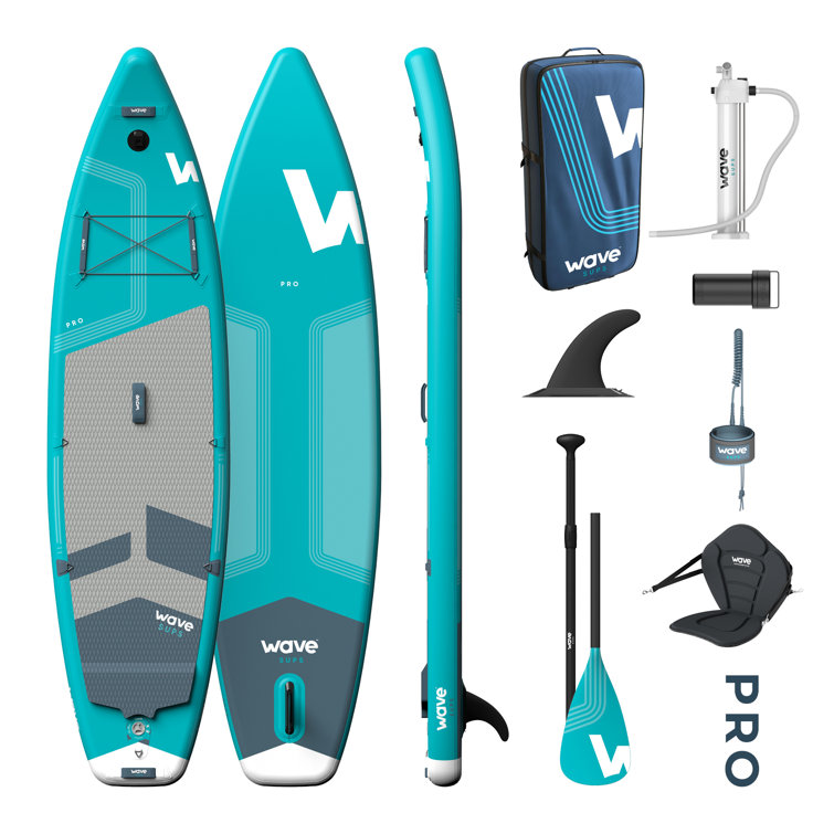 Wave Pro Sup | Inflatable Paddleboard | 10ft | Aqua | Wayfair.co.uk