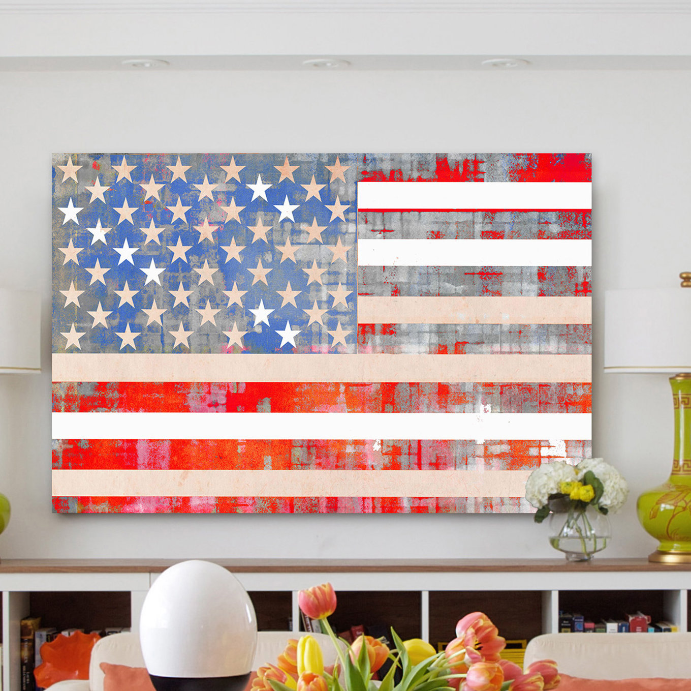 Parvez Taj 'American Dream' by Parvez Taj Print on Wrapped Canvas | Wayfair