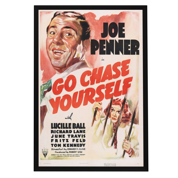 Red Barrel Studio® " Go Chase Yourself (1938) " on Paper | Wayfair