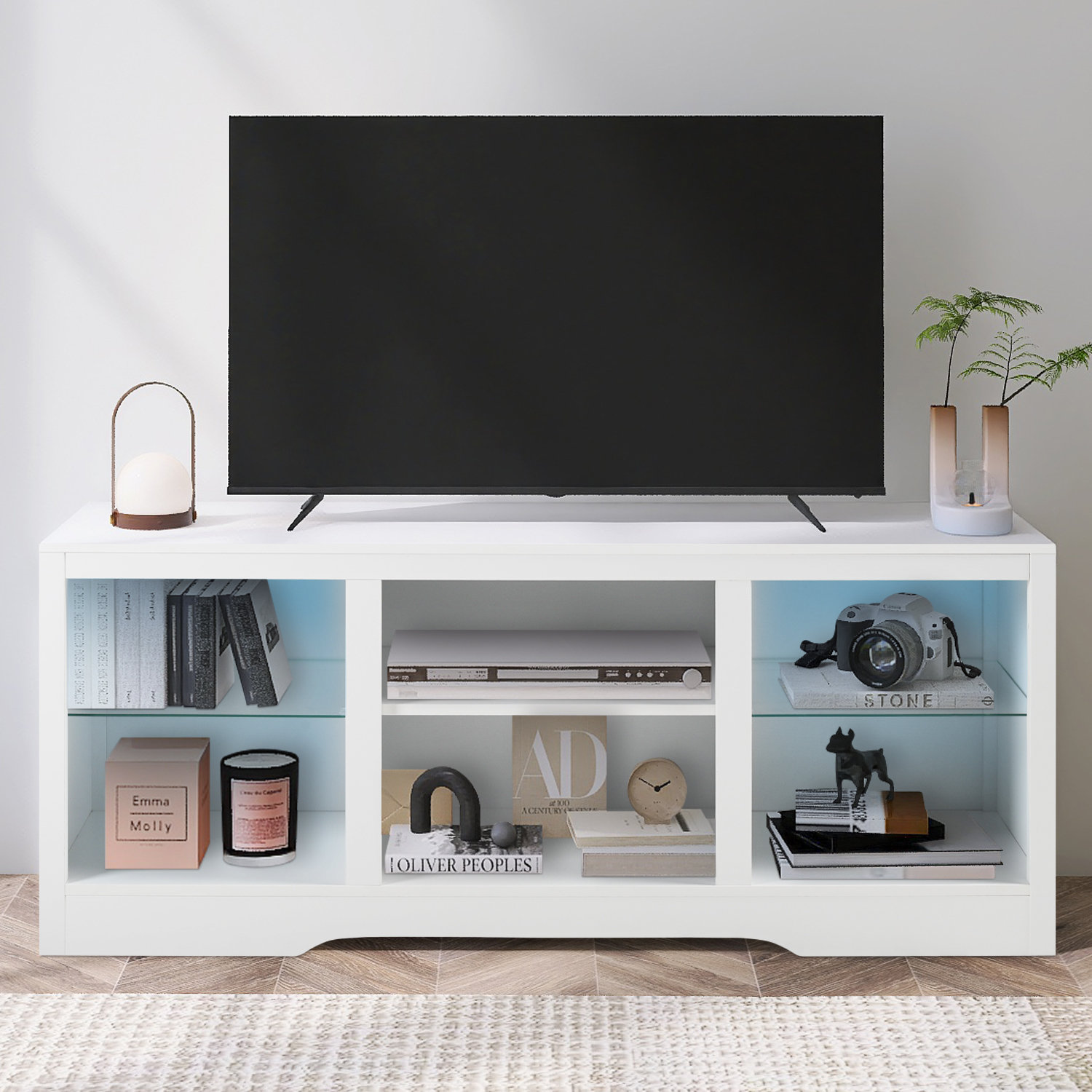 Wrought Studio Tv Stand For Tvs Up To 65" & Reviews - Wayfair Canada