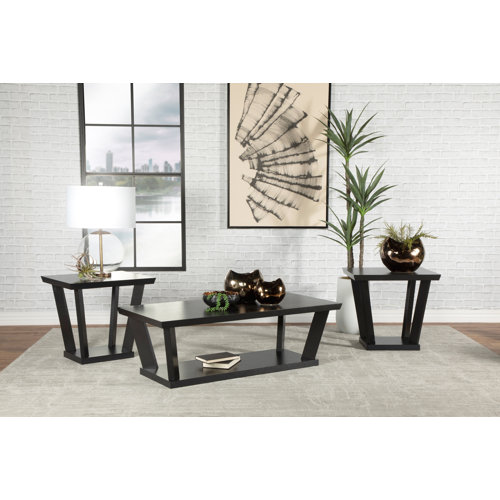 Black Coffee Table Sets You'll Love | Wayfair