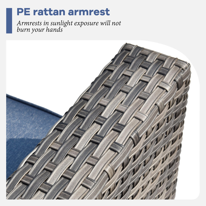 Red Barrel Studio® Gerolama 5 Piece Sectional Seating Group with ...