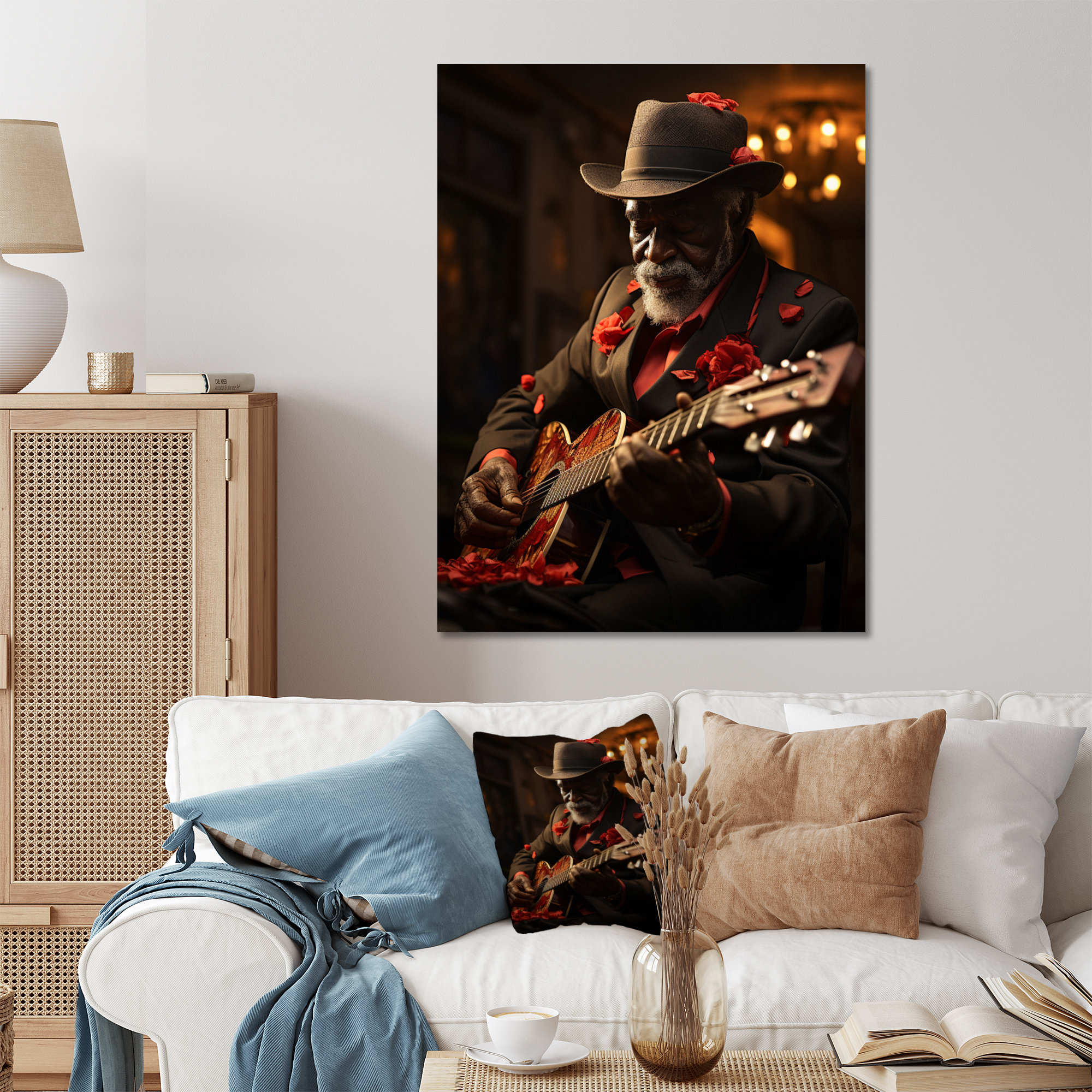 Ebern Designs Red Cuban Singer I - Beach & Ocean Metal Art Print ...