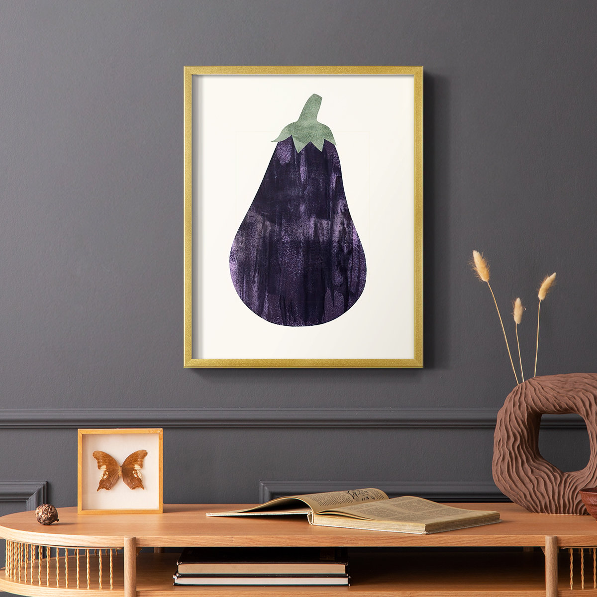 Gracie Oaks Organic Veg VIII Framed Print - Solid Wood | Wayfair