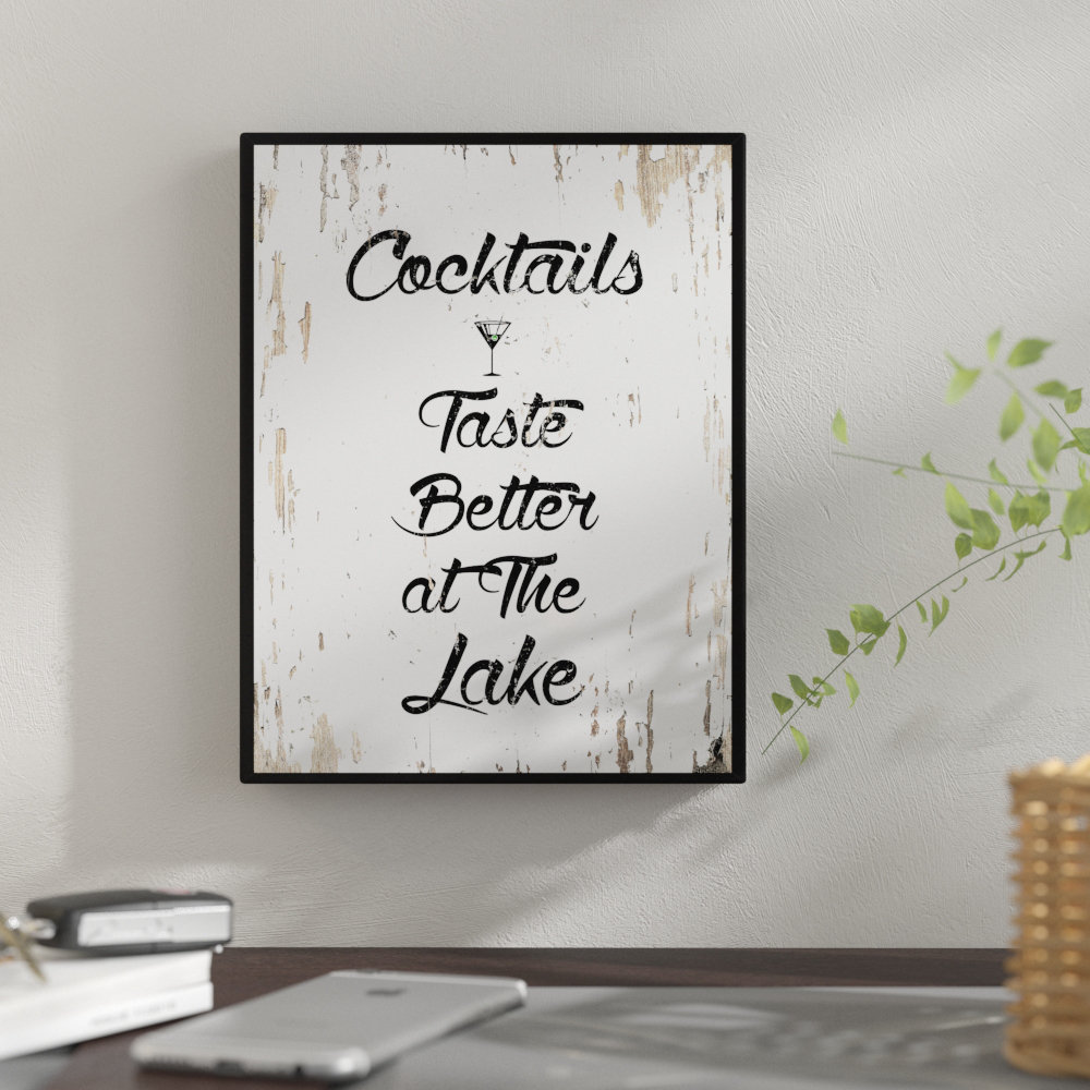 Millwood Pines Cocktails Taste Better at the Lake - Picture Frame ...