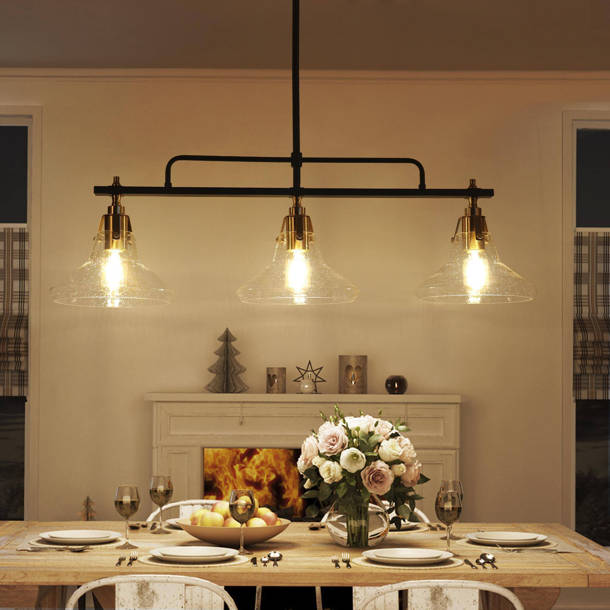 Breakwater Bay Austinburg 3 - Light Kitchen Island Linear Pendant | Wayfair