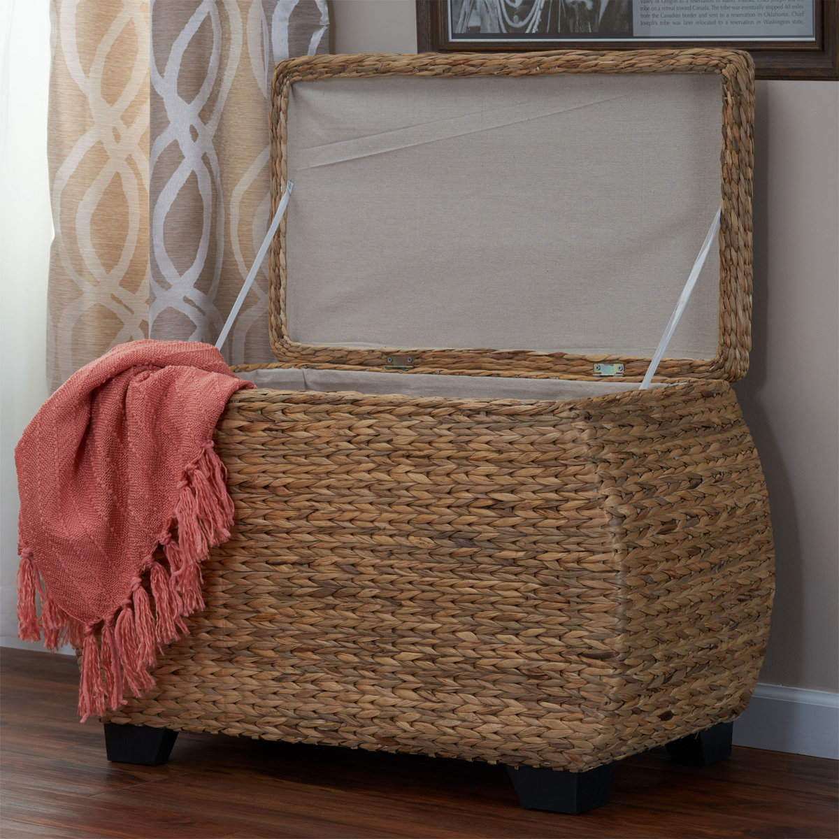 Household Essentials Natural Woven Box & Reviews | Birch Lane